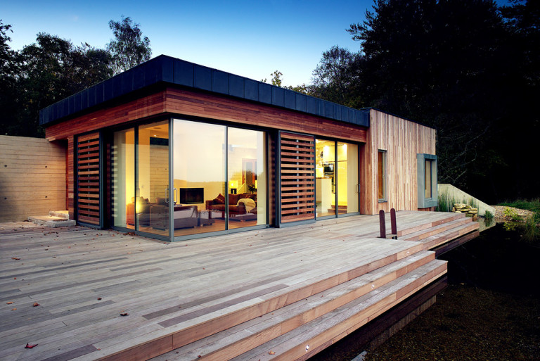 Entspannung in einer modernen Waldhaus-Architektur | Studio5555