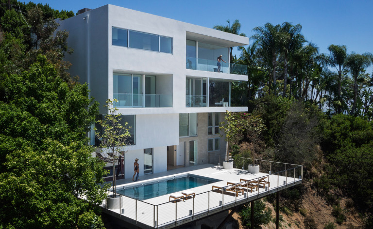 House at Sunset Plaza Drive in West Hollywood, Los Angeles | Studio5555