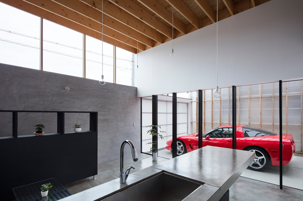 Garagen-Terrassenhaus in Kyoto | Studio5555